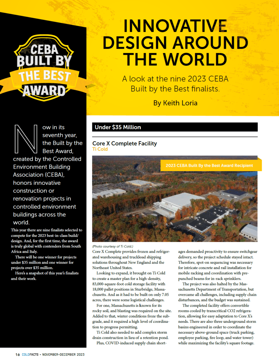 INNOVATIVE DESIGN AROUND THE WORLD – Global Cold Chain Alliance
