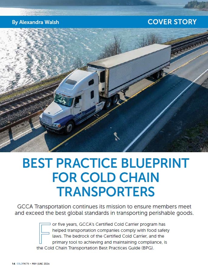 BEST PRACTICE BLUEPRINT FOR COLD CHAIN TRANSPORTERS – Global Cold Chain Alliance