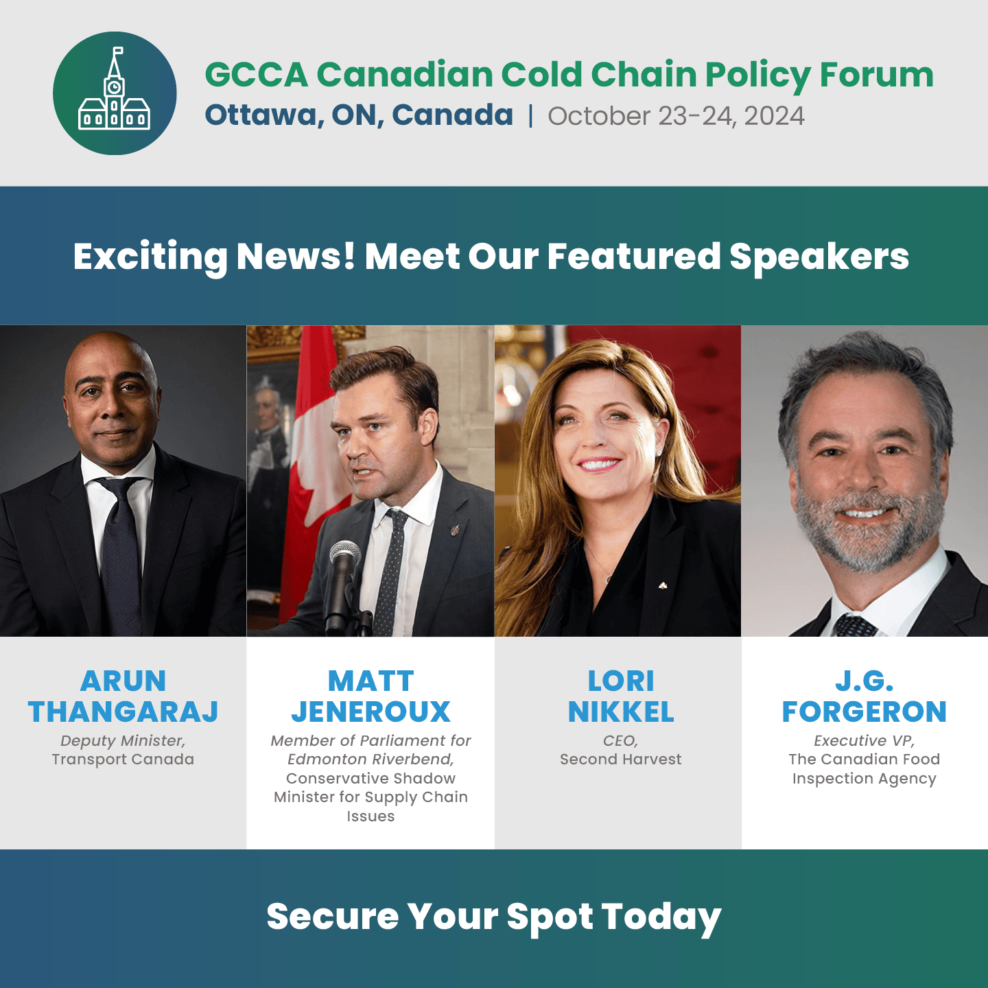 Register Now: GCCA Canadian Cold Chain Policy Forum October 23-24 ...