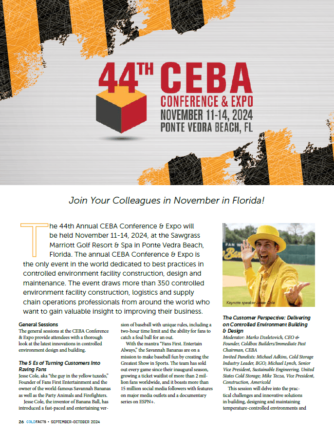 44TH CEBA CONFERENCE & EXPO – Global Cold Chain Alliance