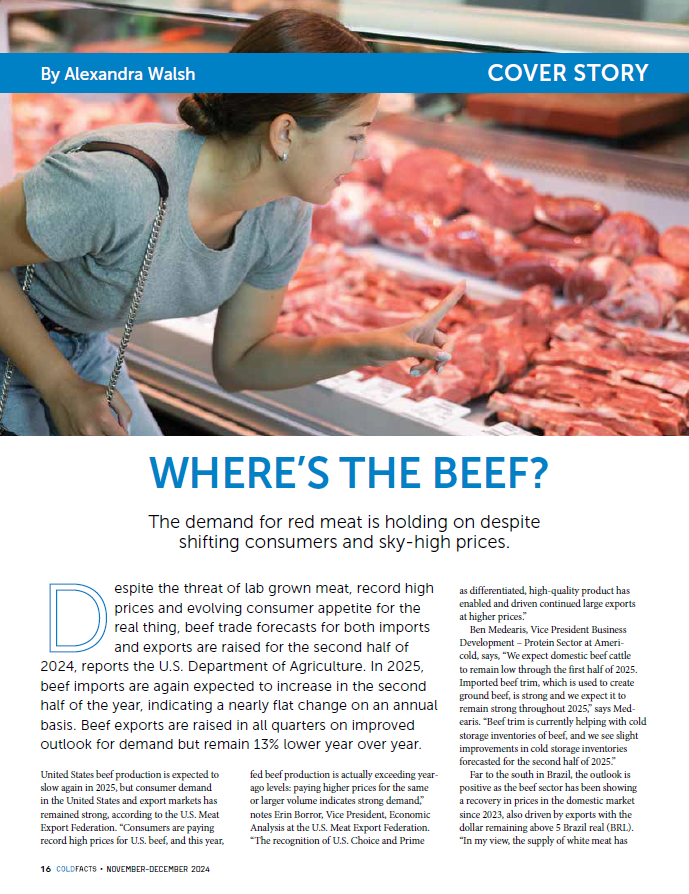WHERE’S THE BEEF? – COVER STORY – Global Cold Chain Alliance